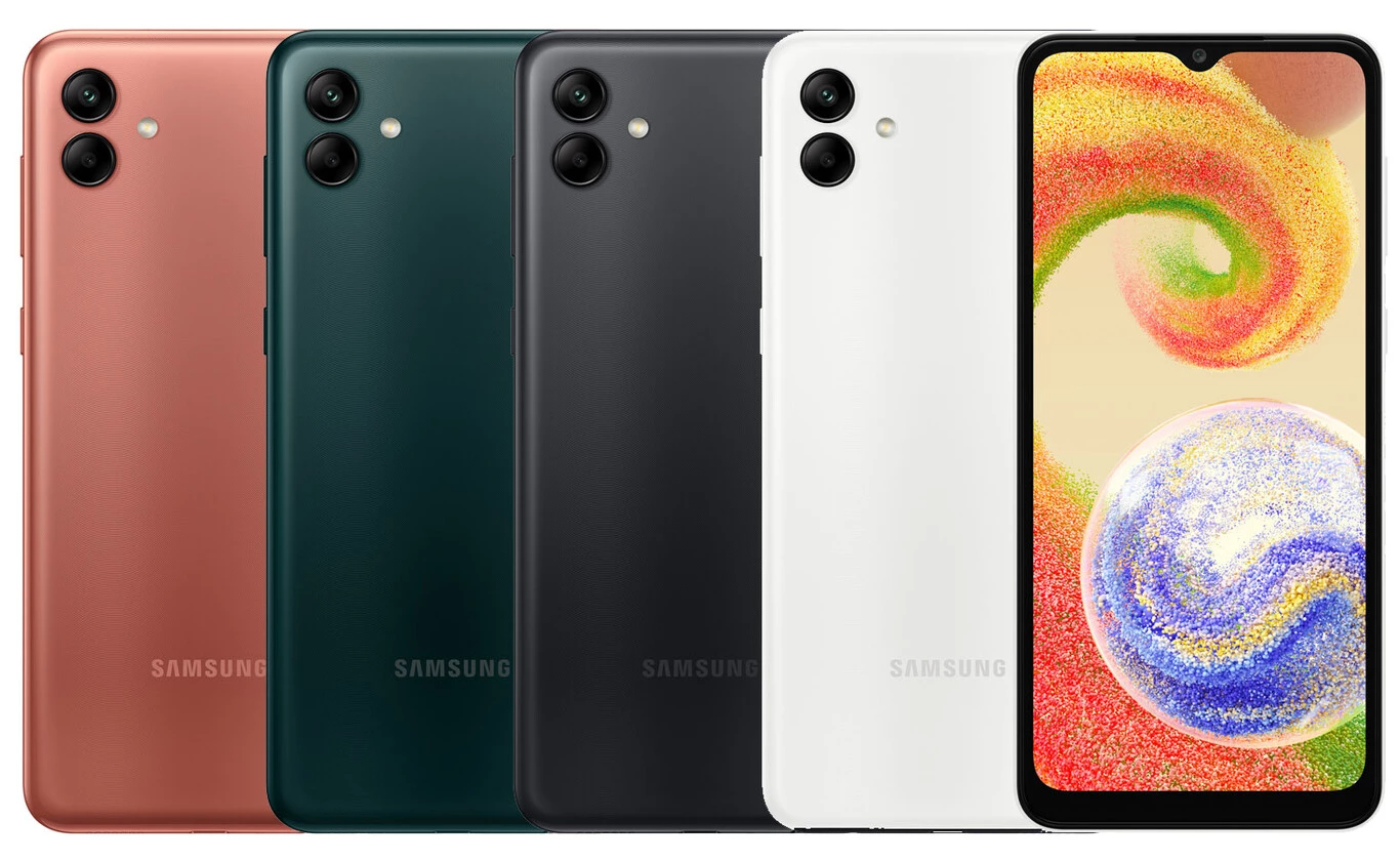 Especificaciones técnicas del Samsung Galaxy A04